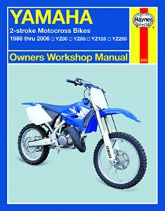 yamaha 2-stroke motocross bikes (86 - 06) haynes repair manual (paperback)