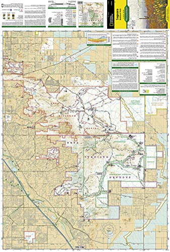 Saguaro National Park Map (National Geographic Trails Illustrated Map, 237)