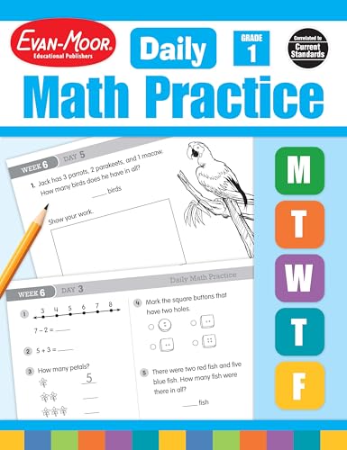 Evan-Moor Daily Math Practice, Grade 1