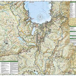 Lake Tahoe Basin Map [US Forest Service] (National Geographic Trails Illustrated Map, 803)