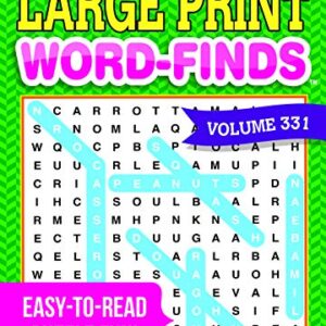 Large Print Word-Finds Puzzle Book-Word Search