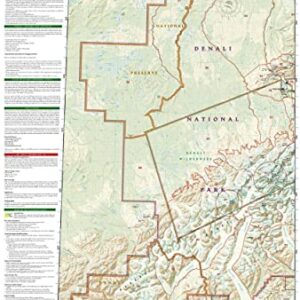 Denali National Park and Preserve Map (National Geographic Trails Illustrated Map, 222)