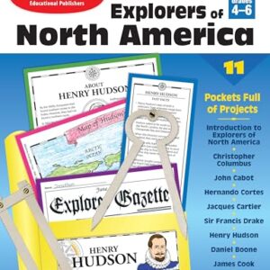 History Pockets: Explorers of North America, Grades 4-6+