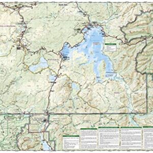 Yellowstone National Park Map (National Geographic Trails Illustrated Map, 201)