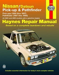 nissan/datsun pickup (80-97),pathfinder (87-95) haynes manual (usa) (paperback)