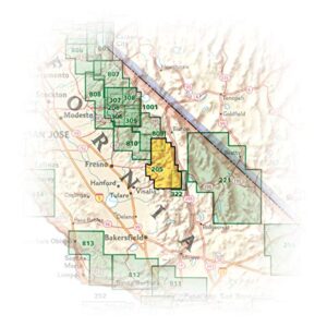 Sequoia and Kings Canyon National Parks Map (National Geographic Trails Illustrated Map, 205)