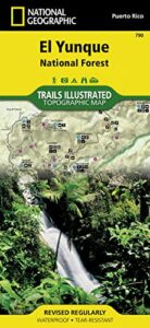 el yunque national forest map (national geographic trails illustrated map, 790)