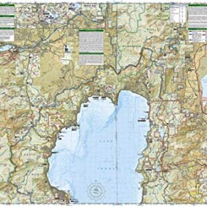 Lake Tahoe Basin Map [US Forest Service] (National Geographic Trails Illustrated Map, 803)