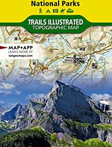 Glacier and Waterton Lakes National Parks Map (National Geographic Trails Illustrated Map, 215)