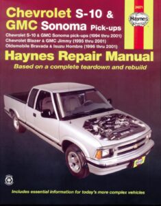 chevrolet s-10 & gmc sonoma pick-ups (haynes repair manual)