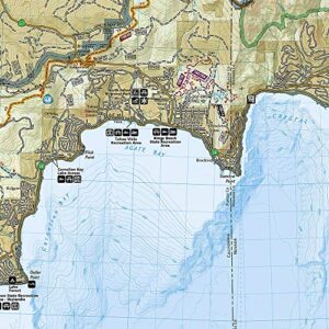 Lake Tahoe Basin Map [US Forest Service] (National Geographic Trails Illustrated Map, 803)