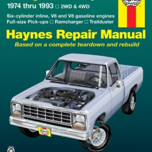 Haynes Manuals N. America, Inc. Dodge Fullsize Pickup '74'93