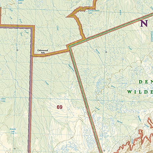 Denali National Park and Preserve Map (National Geographic Trails Illustrated Map, 222)