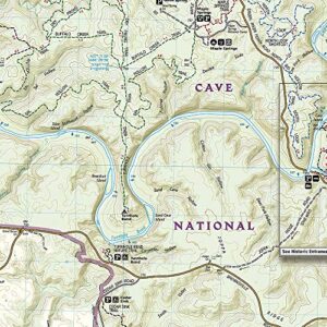 Mammoth Cave National Park Map (National Geographic Trails Illustrated Map, 234)