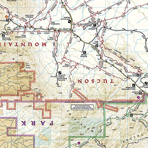 Saguaro National Park Map (National Geographic Trails Illustrated Map, 237)