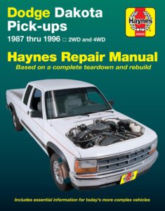 dodge dakota pick-up (87-96) haynes repair manual (haynes repair manuals)