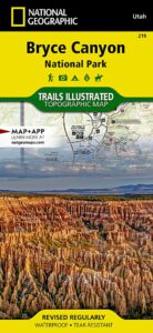 bryce canyon national park map (national geographic trails illustrated map, 219)