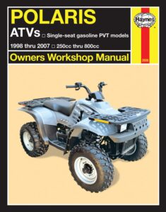 polaris atvs (98 - 07) haynes repair manual (paperback)