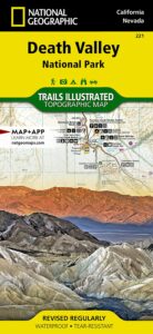 death valley national park map (national geographic trails illustrated map, 221)