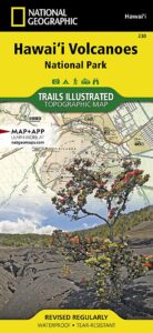 hawaii volcanoes national park map (national geographic trails illustrated map, 230)