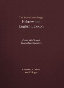 the brown-driver-briggs hebrew and english lexicon