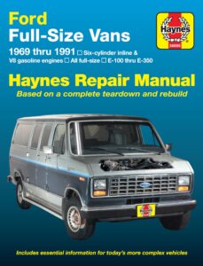 ford full-size econoline e-100 thru e-350 gas engine vans (69-91) haynes repair manual (does not include information specific to diesel engines. ... exclusion noted) (haynes repair manuals)