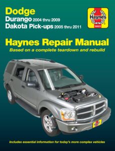 dodge durango 2004-2009 dakota pickups 2005-2011 (haynes repair manual)