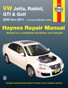 vw jetta, rabbit, gi, golf automotive repair manual: 2006-2011