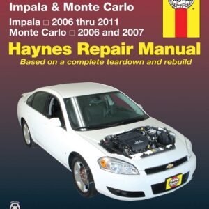 Chevrolet Impala (2006-2011) & Monte Carlo (2006-2007) Haynes Repair Manual (USA