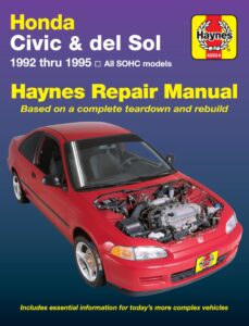 honda civic & del sol covering (92-95) haynes repair manual