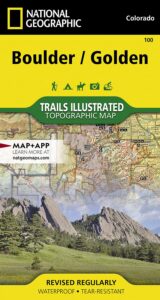 boulder, golden map (national geographic trails illustrated map, 100)