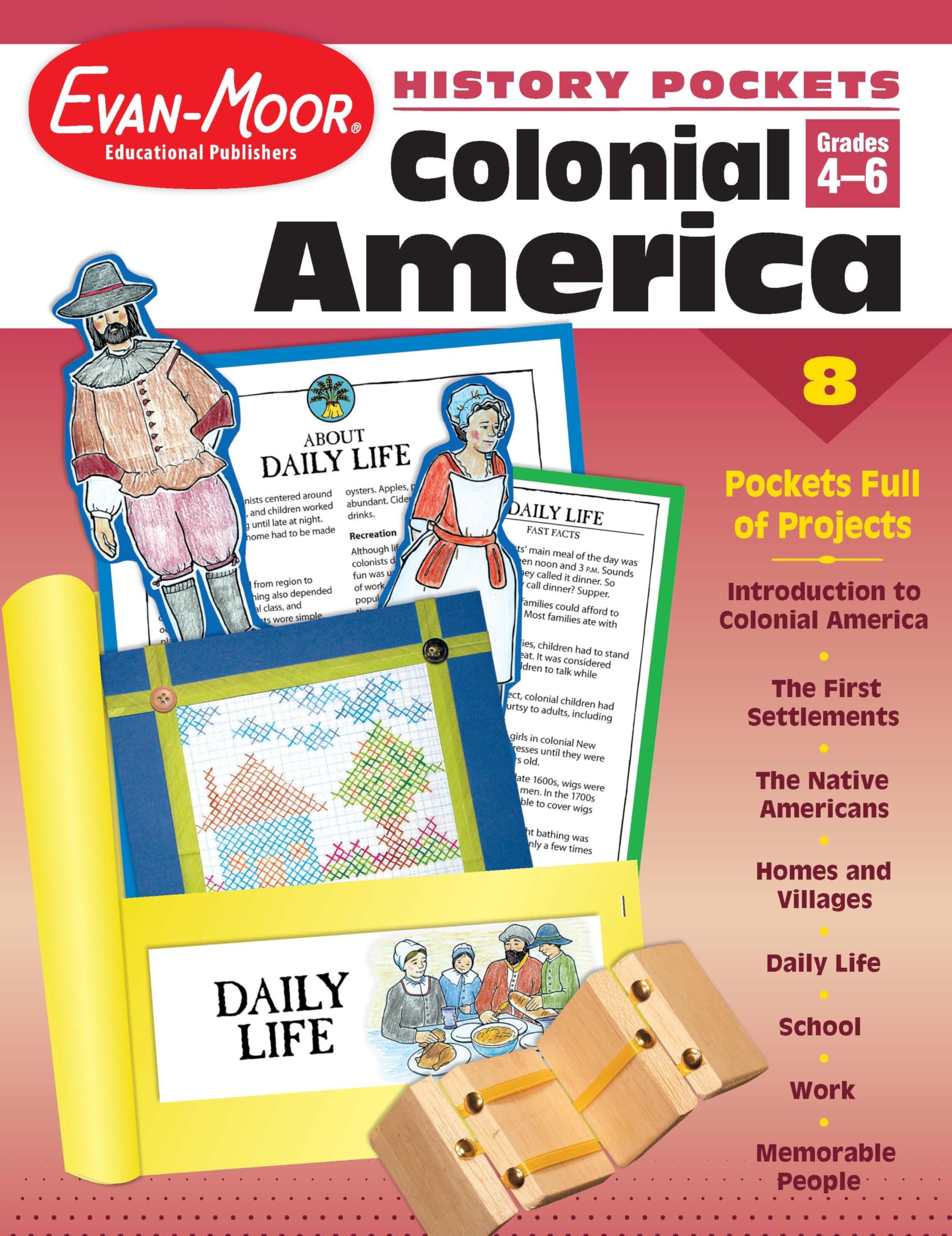 History Pockets: Colonial America, Grades 4-6+