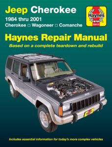 jeep cherokee, wagoneer, comanche (84-01) haynes repair manual (paperback)