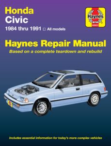 honda civic 1984 thru 1991: all models (haynes manuals) haynes, john