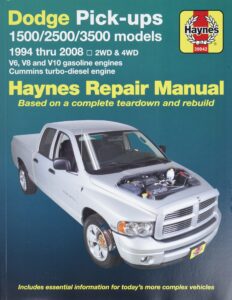 dodge pick-ups 2002-2005 full size models (haynes repair manuals)