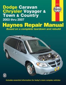 dodge caravan,chrysler voyager,town & country (03-07) haynes manual (paperback)