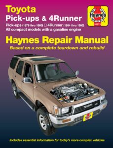 toyota pick-ups (79-95), 4runner (84-95) & sr5 pick-up (79-95) haynes repair manual (does not include information specific to diesel engines, t100 or tacoma information) (haynes manuals)