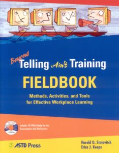 beyond telling ain't training fieldbook