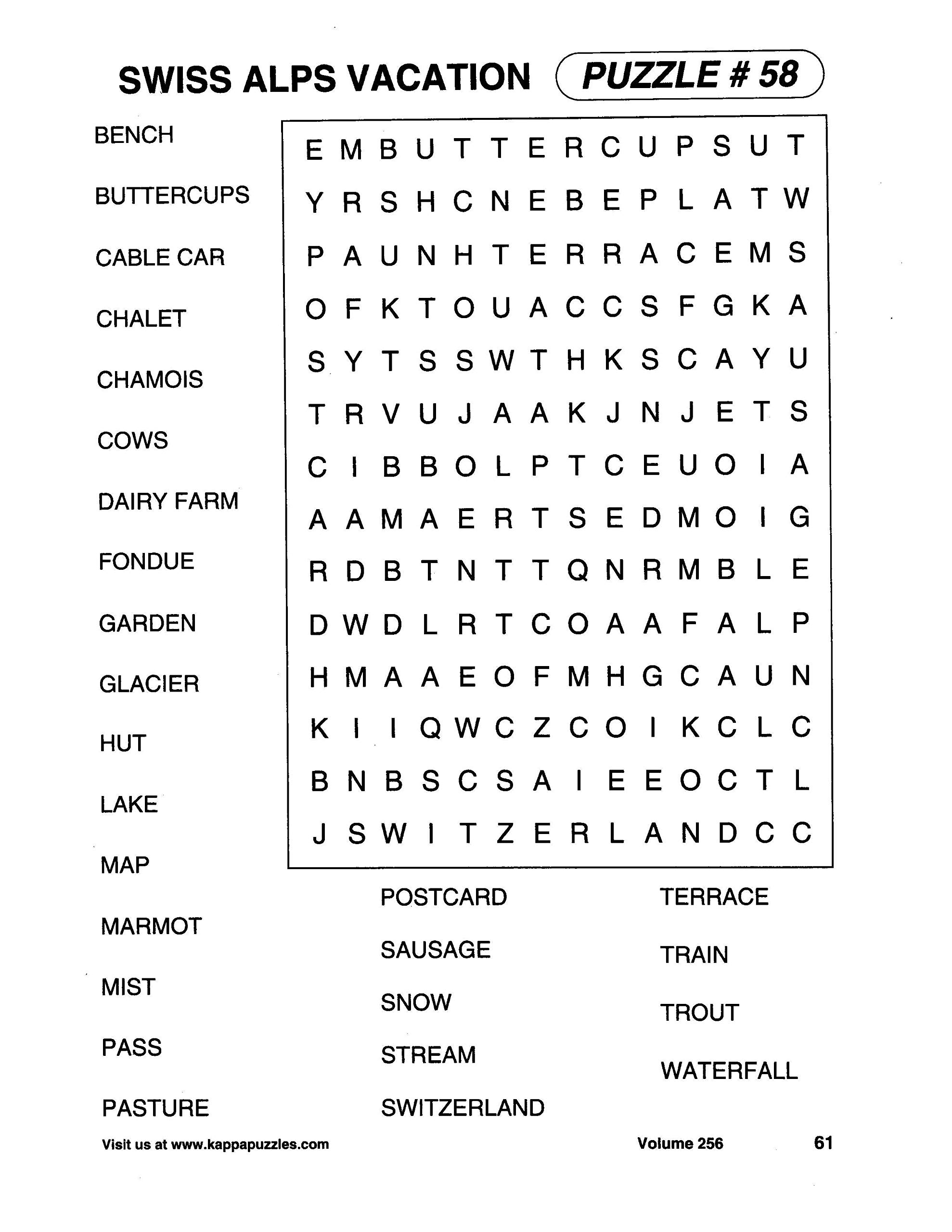 KAPPA Super Saver LARGE PRINT Word Search Puzzle Pack - (Pack of 6) Full Size Books