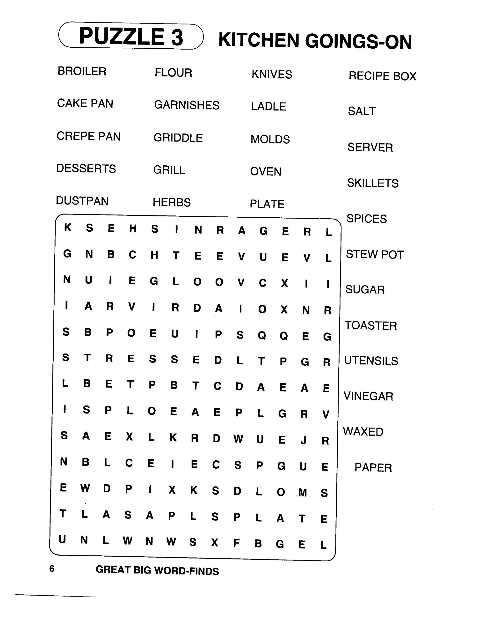 KAPPA Super Saver LARGE PRINT Word Search Puzzle Pack - (Pack of 6) Full Size Books