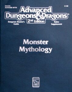 monster mythology (advanced dungeons & dragons: dungeon master's guide rules supplement/2128/dm5r4)