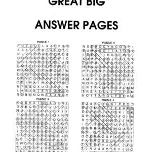 KAPPA Super Saver LARGE PRINT Word Search Puzzle Pack - (Pack of 6) Full Size Books