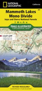 mammoth lakes, mono divide map [inyo and sierra national forests] (national geographic trails illustrated map, 809)