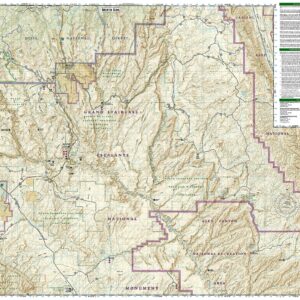 Canyons of the Escalante Map [Grand Staircase-Escalante National Monument] (National Geographic Trails Illustrated Map, 710)