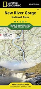 new river gorge national river map (national geographic trails illustrated map, 242)