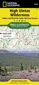 high uintas wilderness map