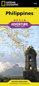 philippines map (national geographic adventure map, 3022)