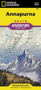 annapurna map [nepal] (national geographic adventure map, 3003)