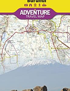 Tanzania, Rwanda, and Burundi Map (National Geographic Adventure Map, 3206)