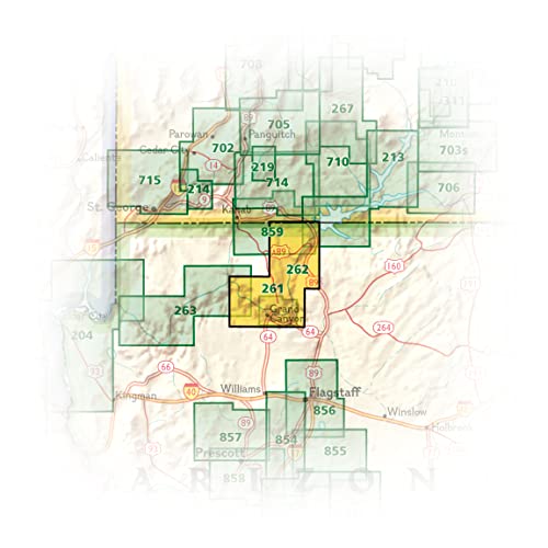 Grand Canyon East [Grand Canyon National Park] (National Geographic Trails Illustrated Map) (National Geographic Trails Illustrated Map, 262)